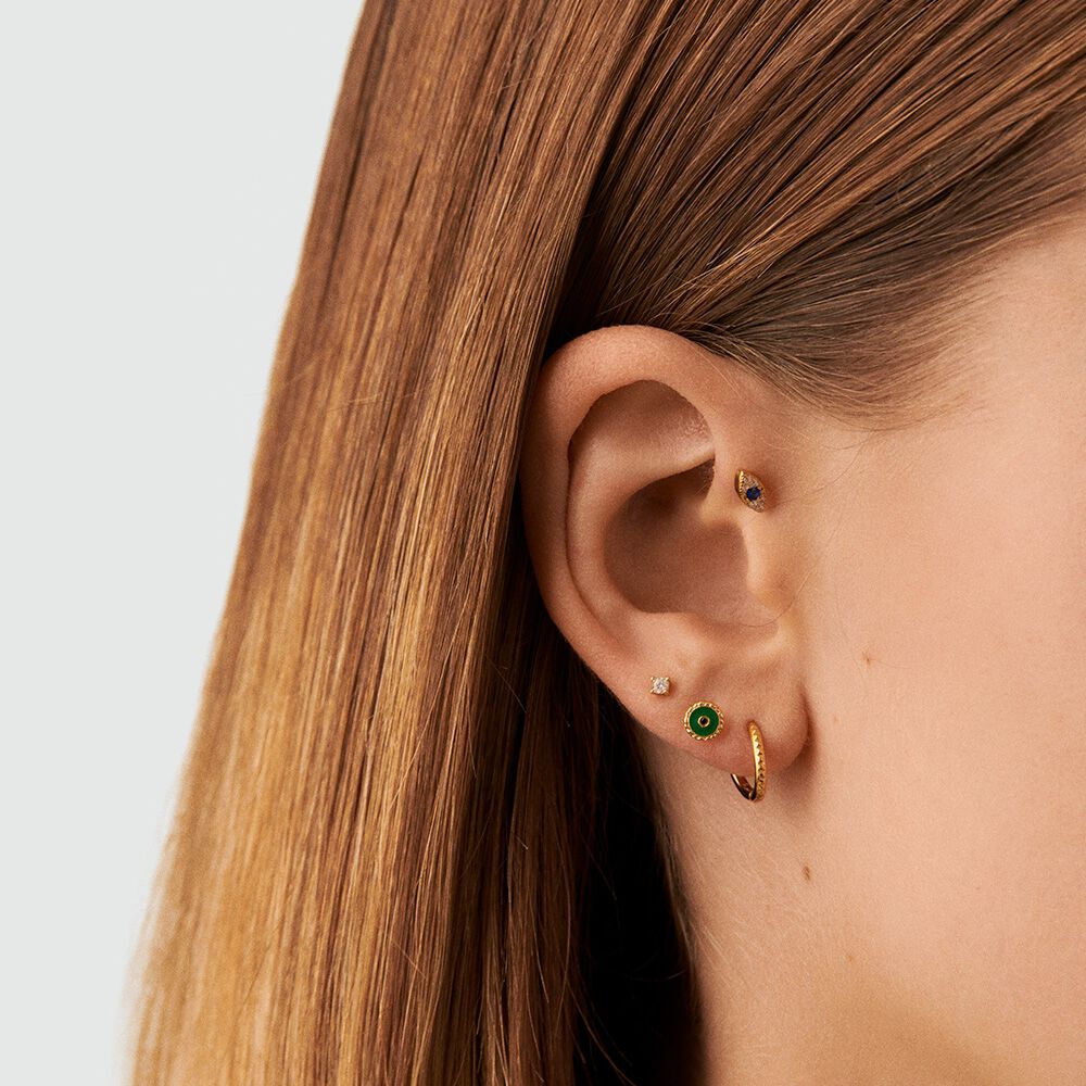 Piercing mini MINI - Cristal / Dorado 02390085-137-TU | Agatha